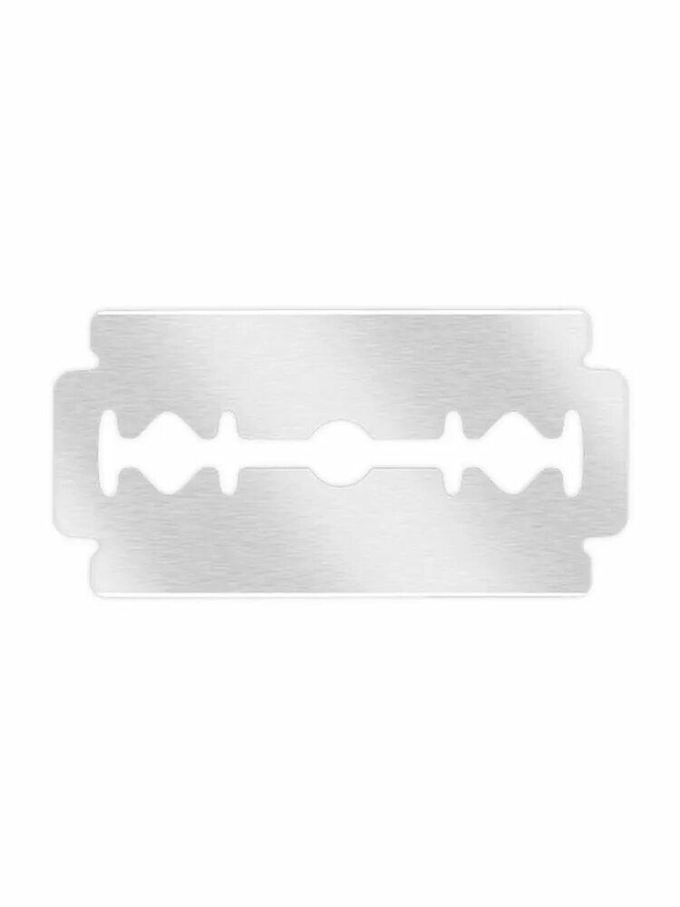 Лезвия для бритья Waysh, 100 шт, двусторонние из нержавеющей стали для Т-образной бритвы, классического бритья и барбершопа