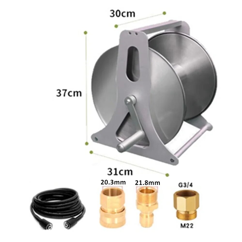 Катушка для водяного шланга ALWAYSME для стиральной машины высокого давления Karcher/ Moganna/Otehrs 1 SET Plus