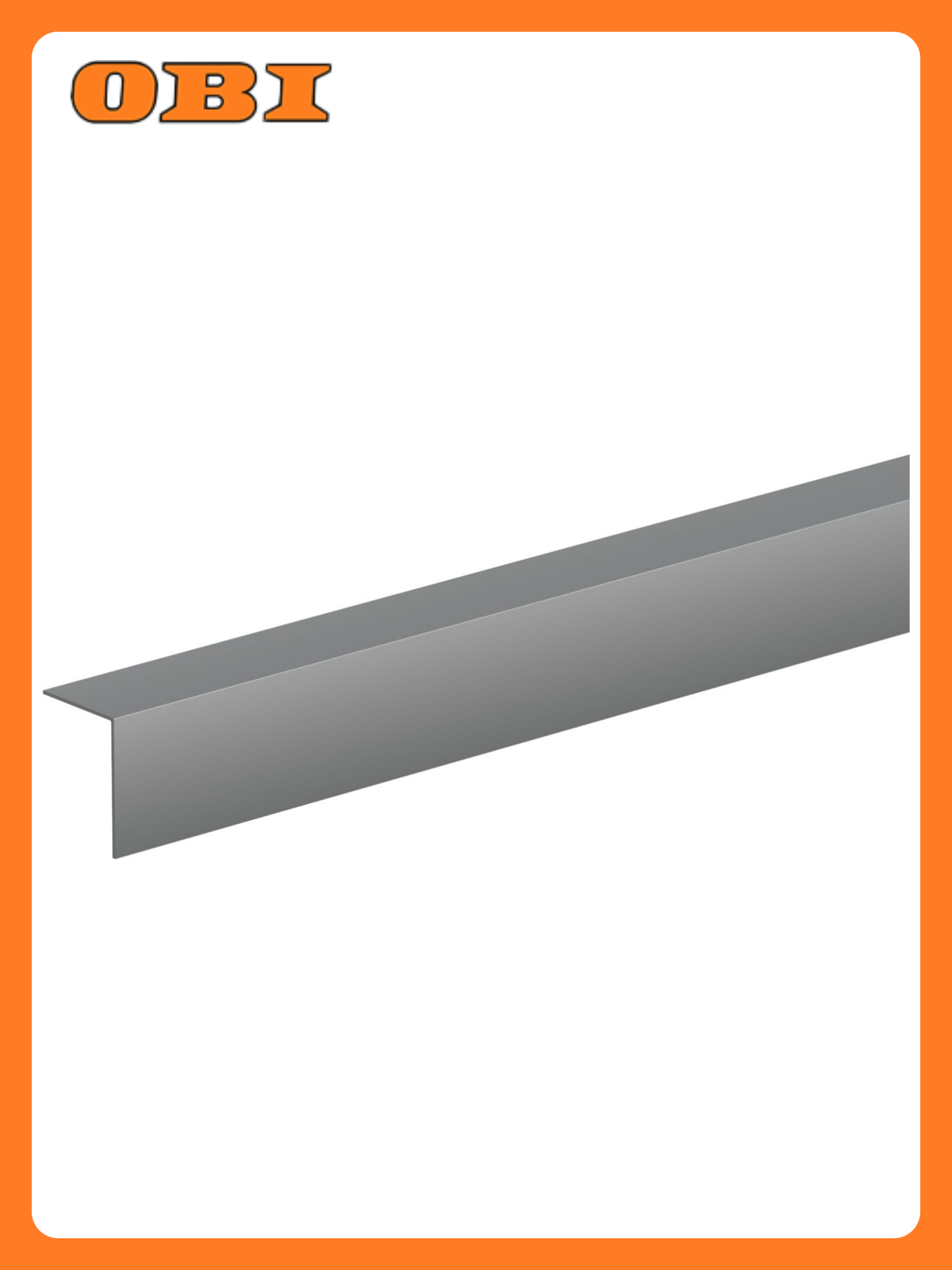 Угол арочный Ideal 213, ПВХ, 20x12x2700 мм, серебристый металлик