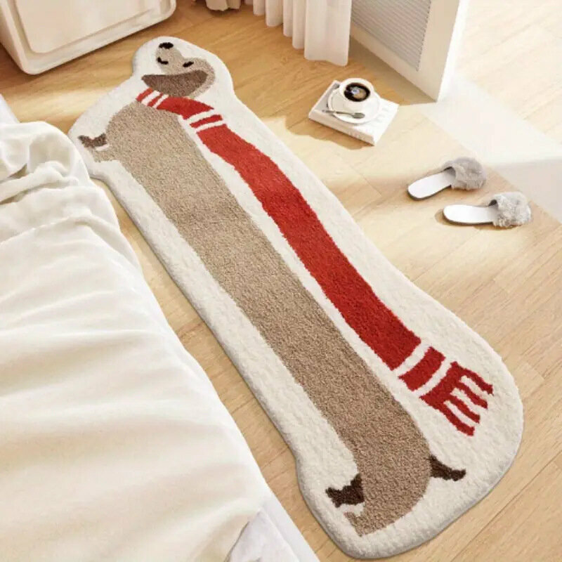 Коврик для пола из искусственного кашемира специальной формы для аниме-игр, 40*120 см [искусственный кашемир]