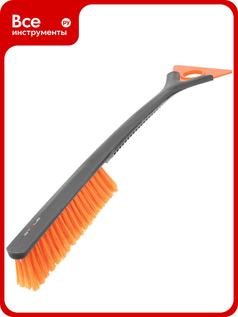 Щетка-сметка для снега со съемным скребком STELS 530 мм 55302, пластик