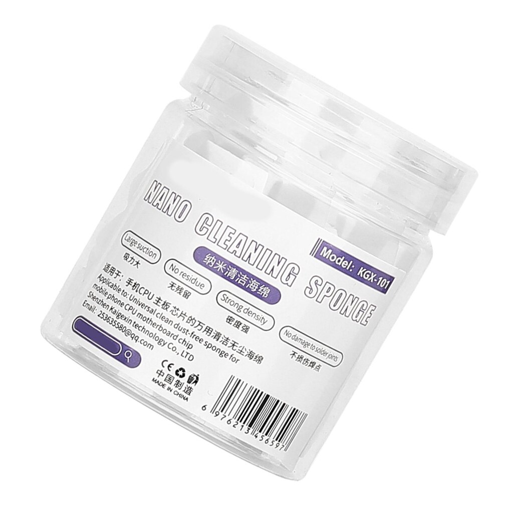 Nanoes Cleaning Sponges for Mobile Phone Motherboards Chip Back Cover Screen Camera Dust Removal Cleaning Tool