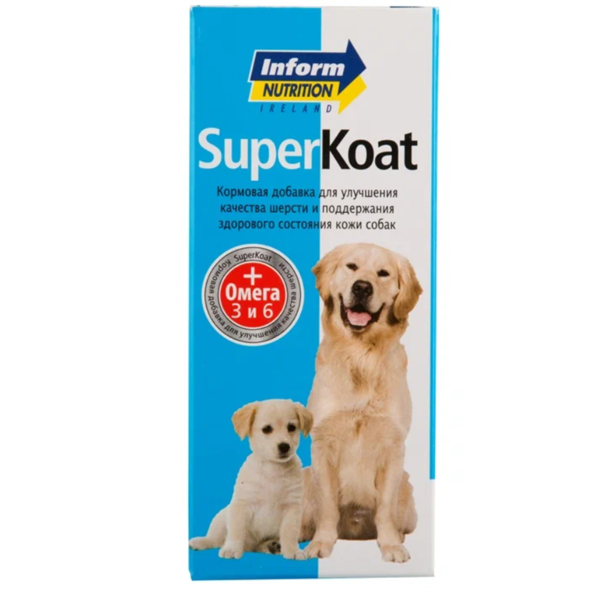 Кормовая добавка для собак Inform Nutrition SuperCoat для улучшения качества шерсти 150 мл