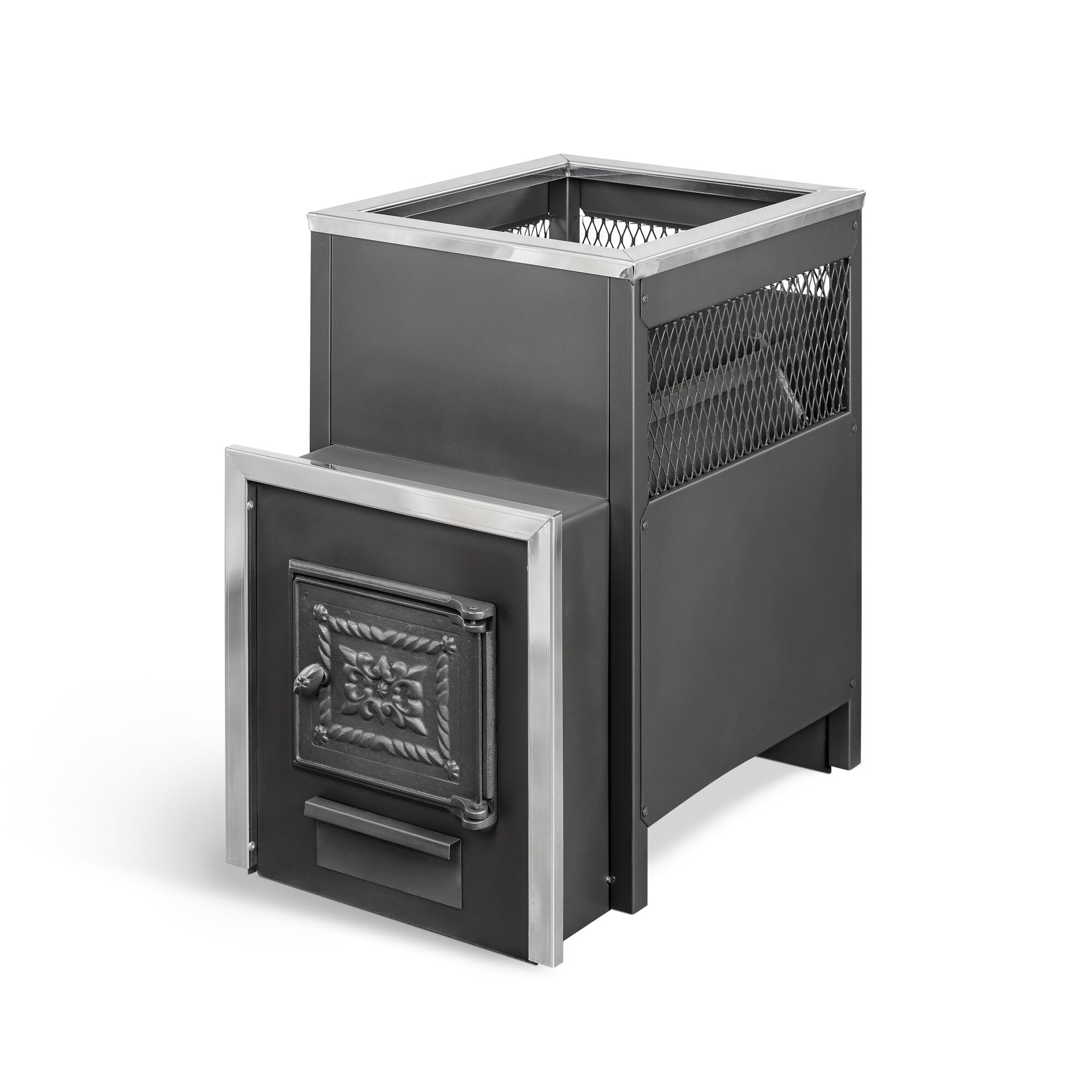 Печь для бани "Радуга" ПБ 21Б, сталь, 21 кВт, толщина топки 4 мм