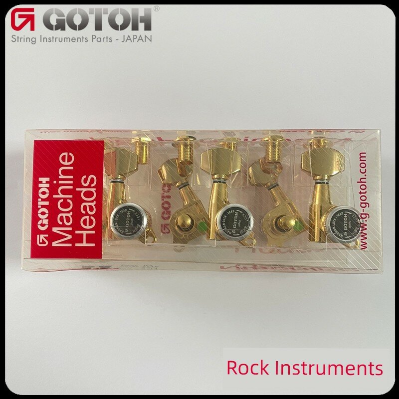 GOTOH SG381-MG-T07 Зажимные регулировочные ручки для электрогитары, золотой, набор из 6 шт.