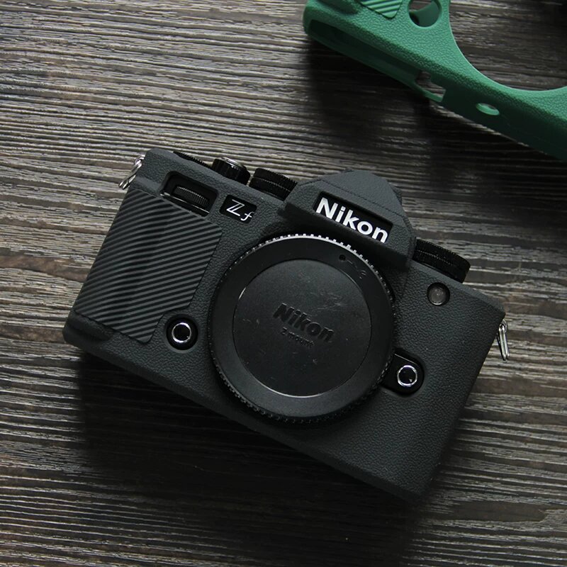Чехол-накладка из силикона для камеры Nikon ZF с матовой текстурой, черный, защитный чехол для тела камеры DSLR -