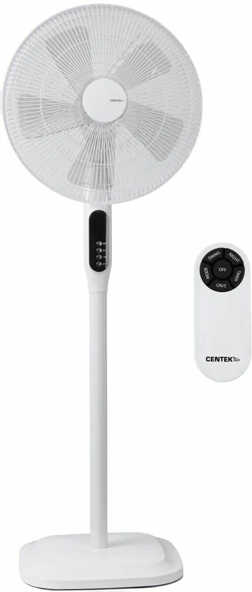 Вентилятор напольный Centek CT-5026 65Вт скорост:4 ПДУ белый