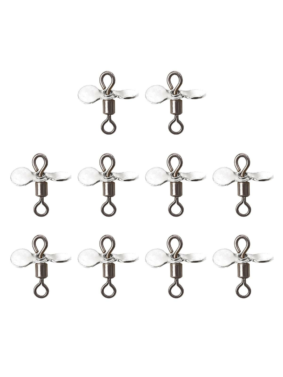 10шт Спиннербейт Реквизит Plug Casting Fly Propeller Спиннербейт DIY Рыболовные приманки