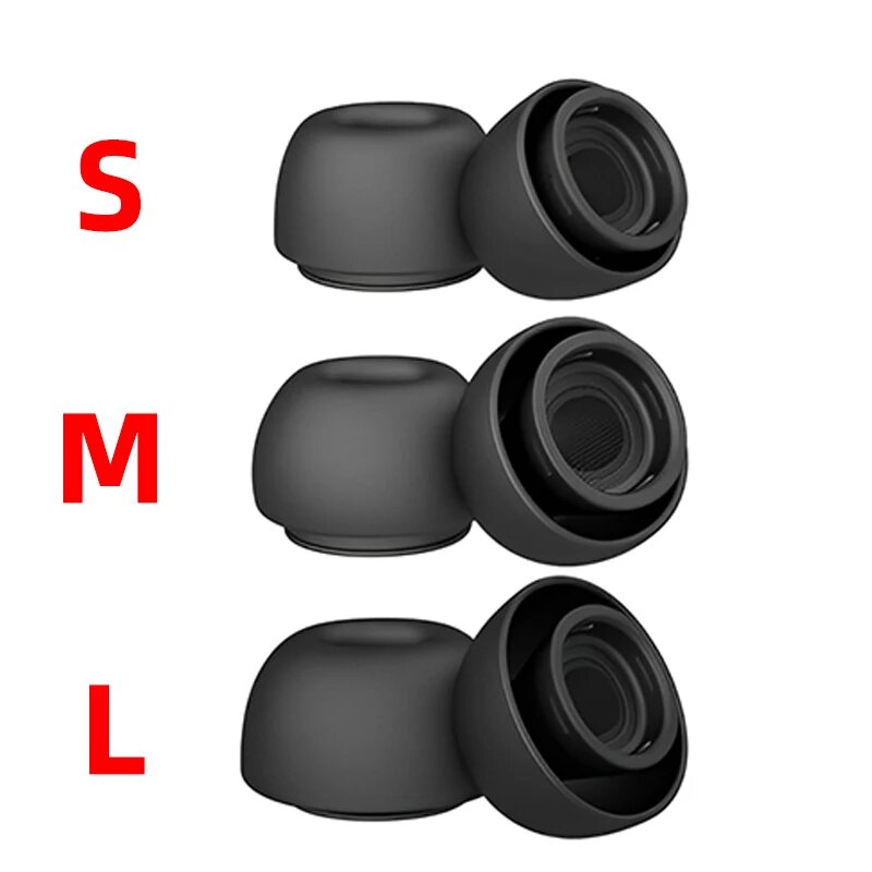 Силиконовые амбушюры BAPPSUS для Samsung Galaxy Buds Pro 3Pairs-Black