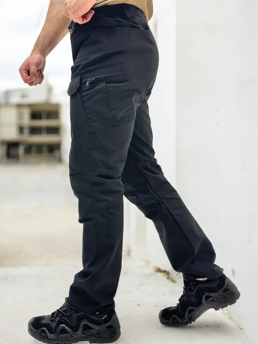 Брюки тактические мужские демисезонные черные