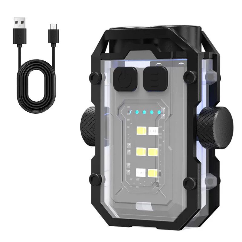 Фонарик Qingyun Yaoying, модель Y20PRO, портативный, на брелоке, с мощным светом | Фонарь с фиксированным фокусом и