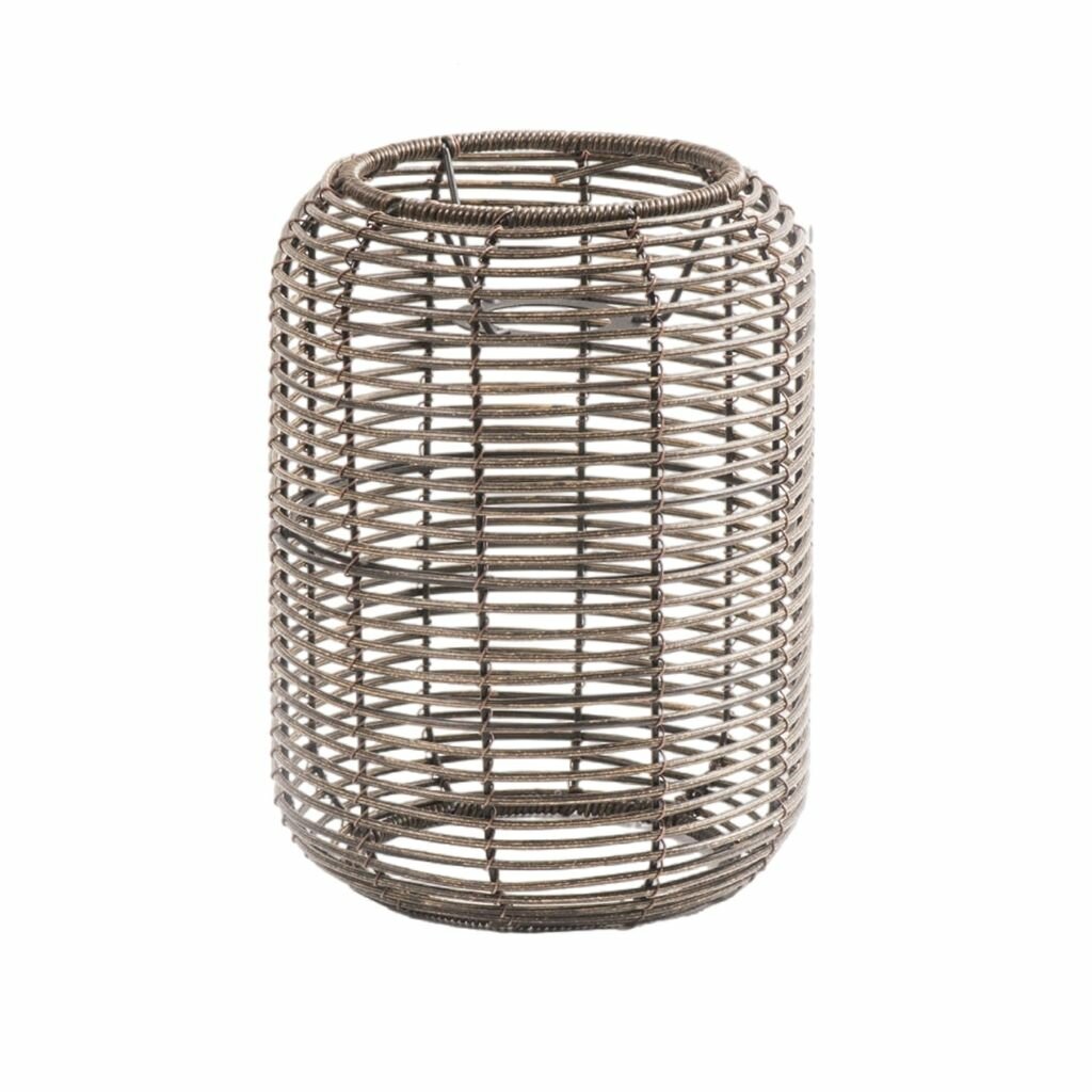 Абажур из искусственного ротанга-XH23411 коричневый