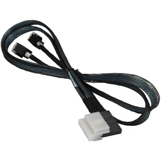 Кабель Amphenol x8 SFF-8654 to 2x4 SFF-8643 (SAS Connections), 0,8м (05-60003-00 / ACD-60003-ZC / RSL74-7657 / L285SL015-SD-R)