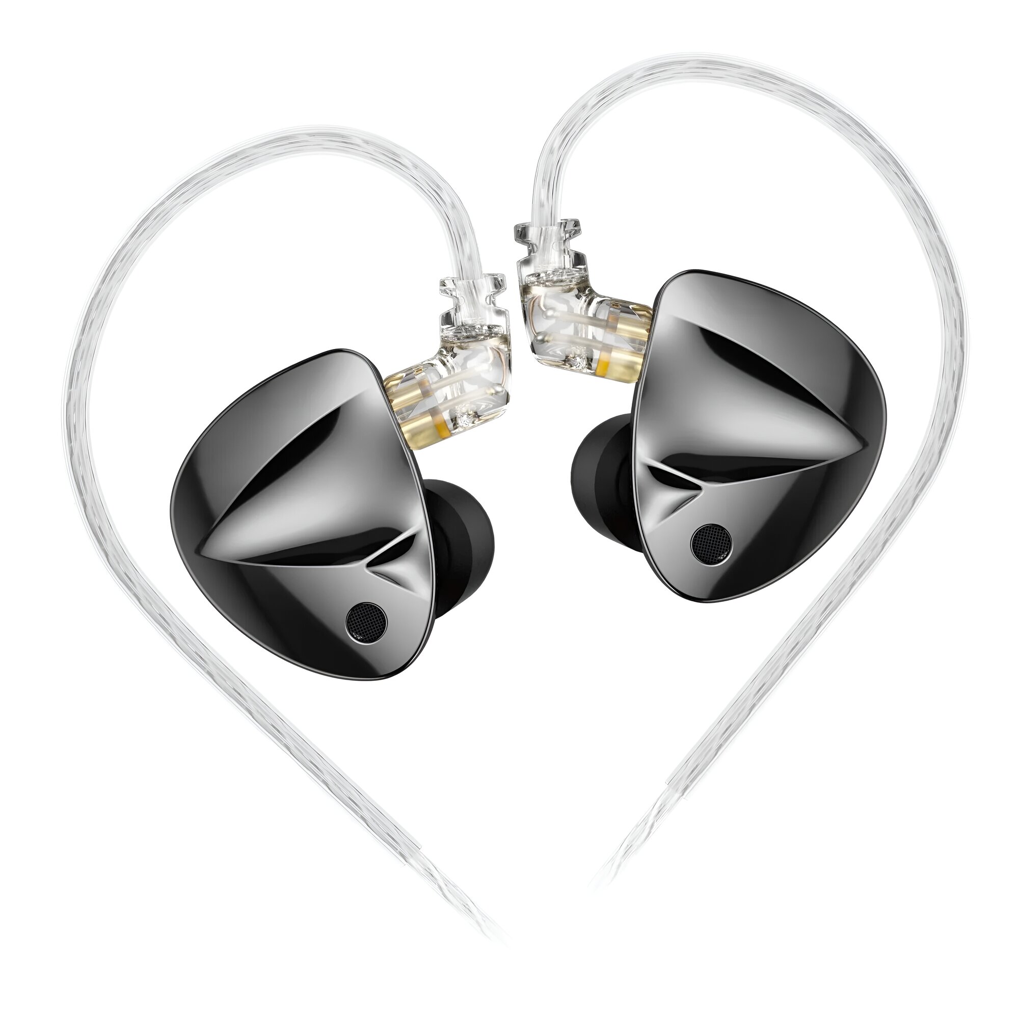 Наушники KZ D-Fi (with switch) without Mic, внутриканальные, с динамическим драйвером, gunmetal grey