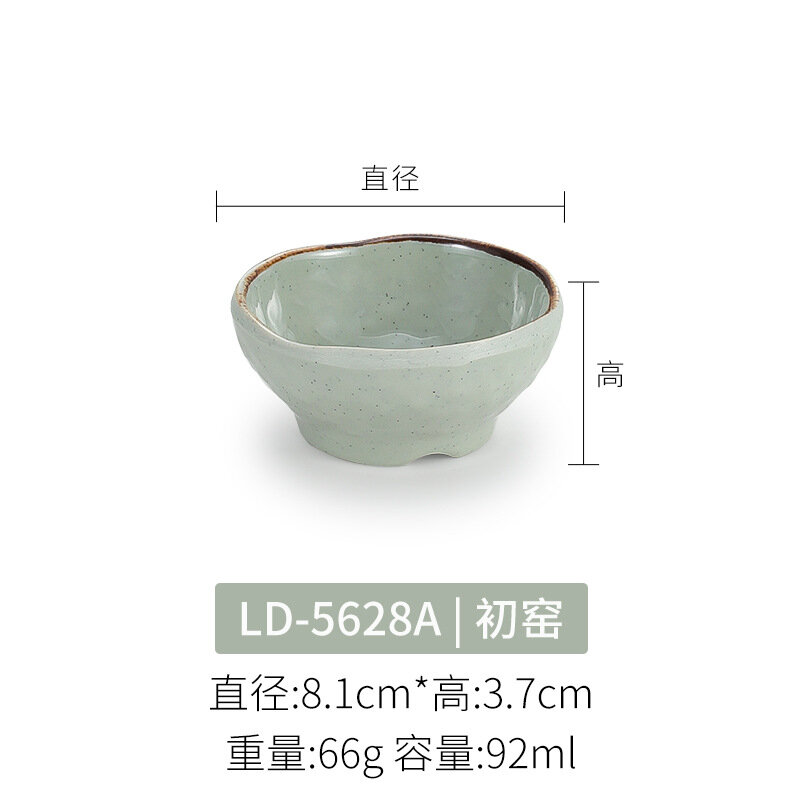 Меламиновая чаша, имитация фарфоровой маленькой чаши, чаша для супа, столовая посуда, ресторан, чаша для каши,