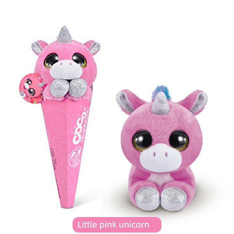 Мягкая игрушка-единорог ZURU Ice Cream Cone Big-Eyed Cute COCO, маленькая кукла-сюрприз в закрытой коробке, подарок на
