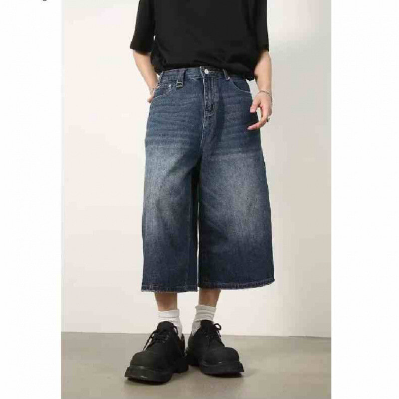 MON Унисекс Джинсы Весна Черные Кроп Высокая Талия Слим Деним, Размер_S