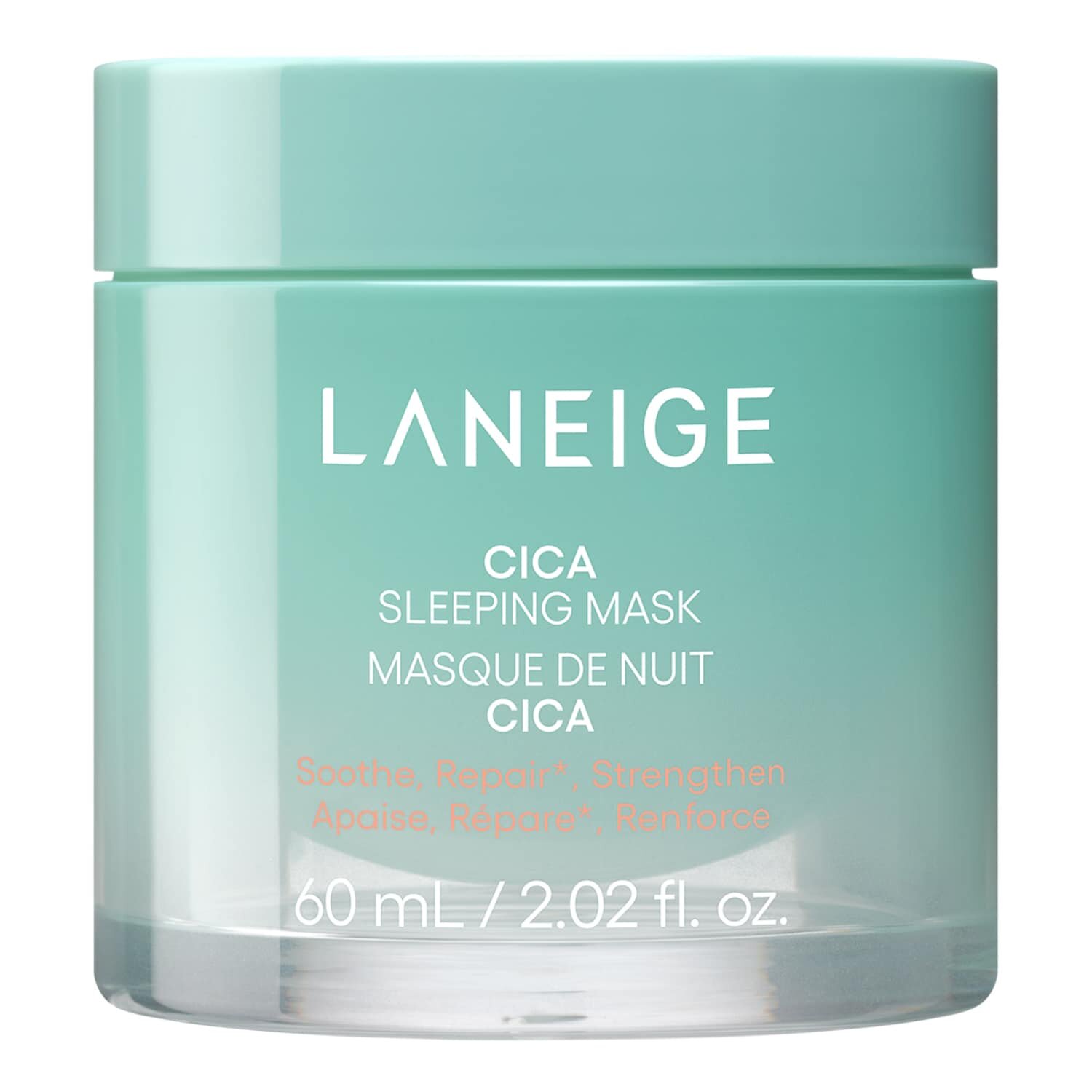 Ночная маска LANAIGE CICA Sleeping Mask, для всех типов кожи, 60мл