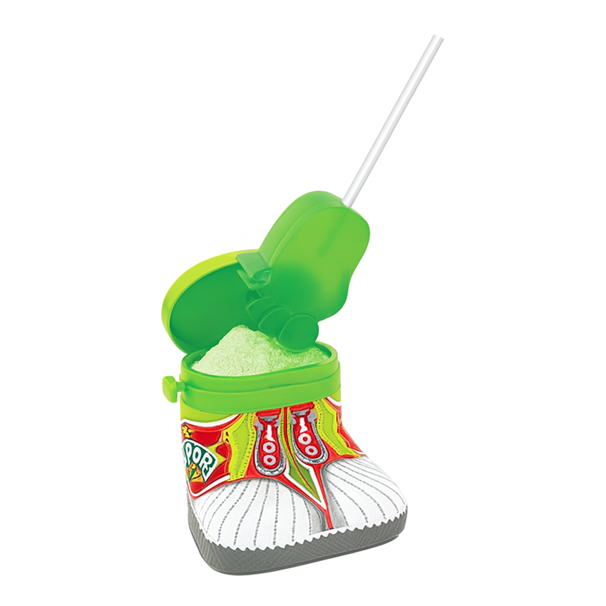 JohnyBee Dip n Lick карамель леденцовая на палочке ботинки и кислый порошок 30 гр