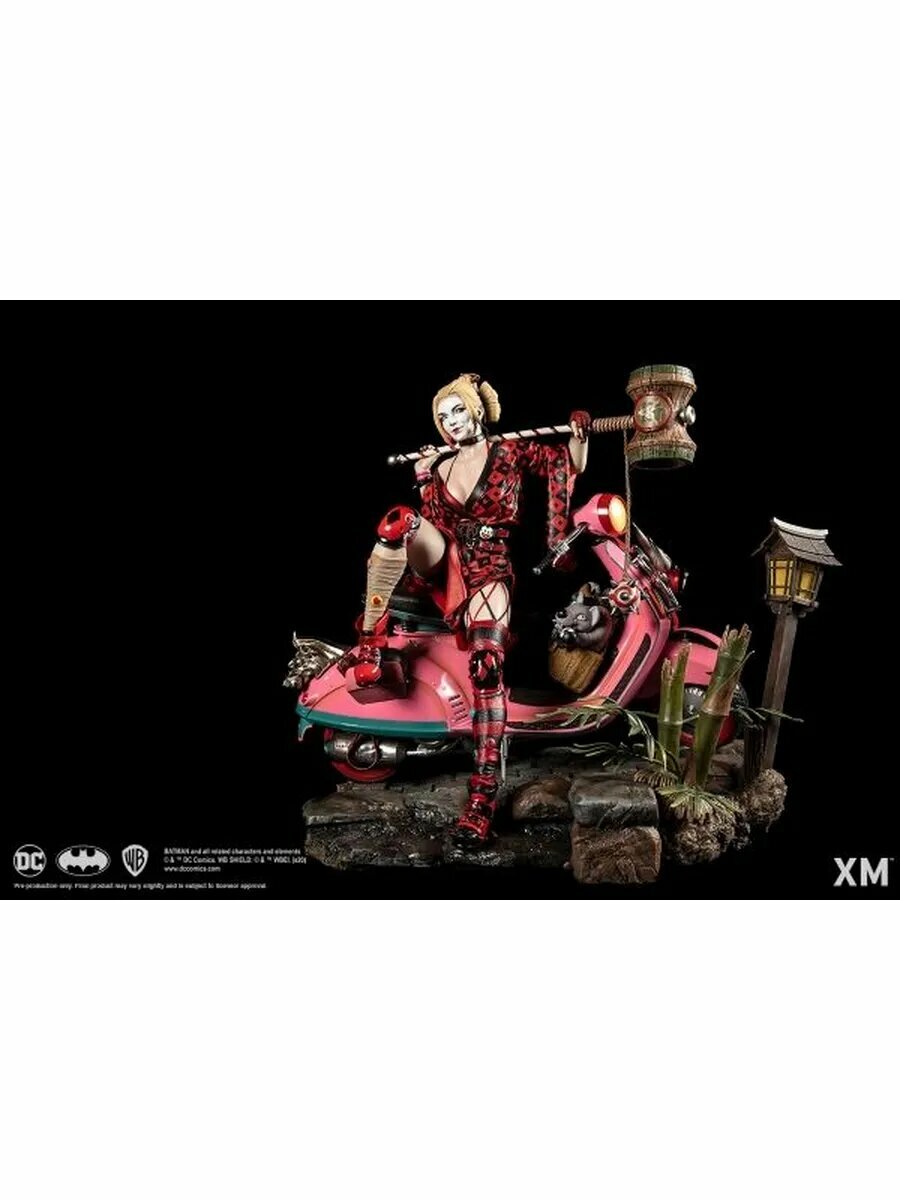 Коллекционная фигурка Harley Quinn под покраску 17 см