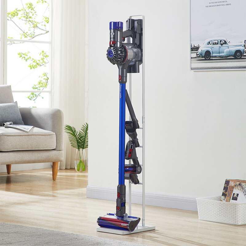 Подставка для пылесоса Dyson, совместимая с Dyson, черная подвесная стойка без сверления, креативная напольная подставка
