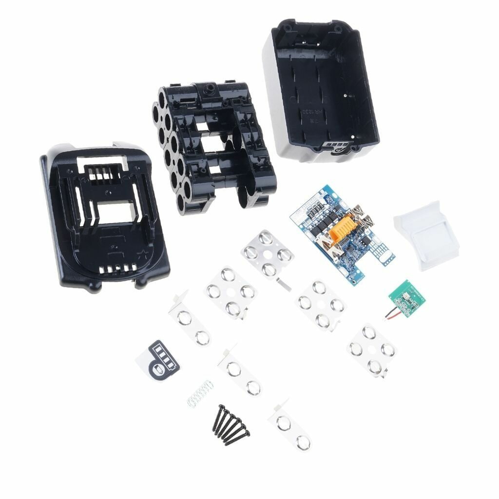 Корпус для аккумулятора 18В с защитой от переразряда, - Коробка С печатной платой