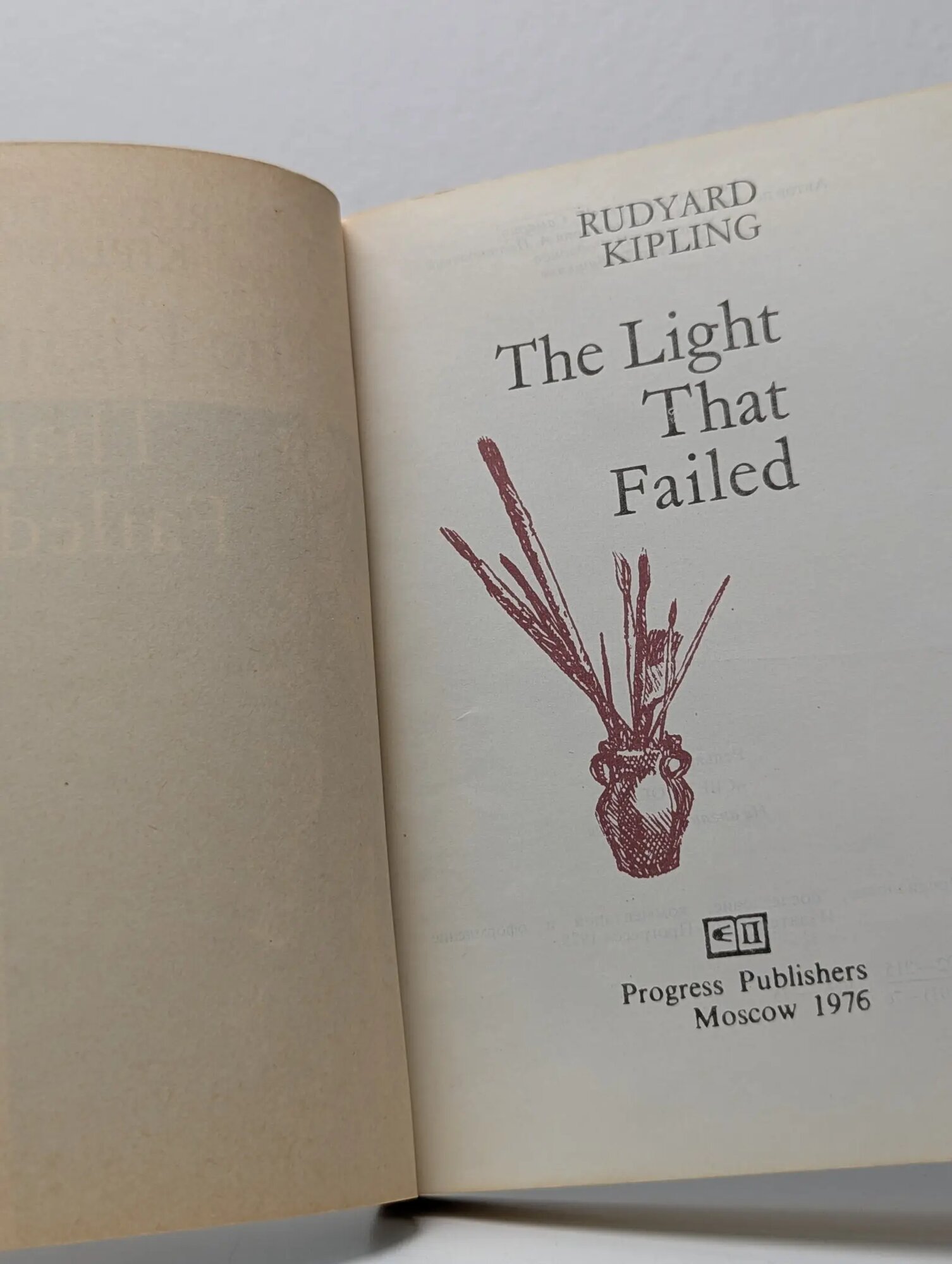 The Light That Failed Kipling Rudyard 1976 — фото 1