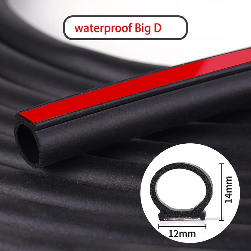 Уплотнитель двери Big D, 4m, waterproof