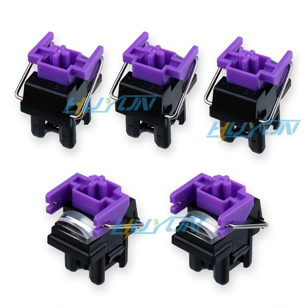 Фиолетовые оптические переключатели HUYUN для Razer Huntsman Purple Black X5