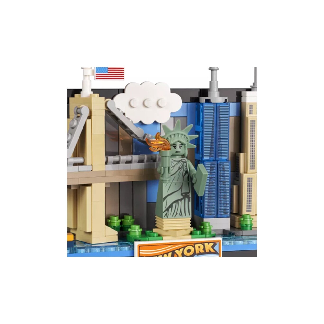 LEGO Creator Нью-Йорк 3D-эффект Посткарты Пластиковые конструкторы 254 шт. 40519 — фото 1