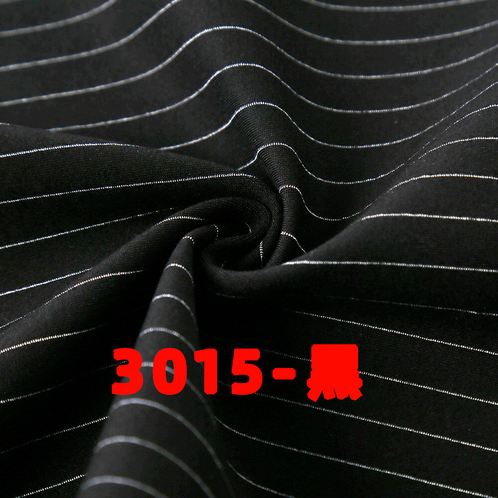 Ткань для униформы, этикетка продукта 3015, вертикальная полоска, римская ткань, плотная машинная сумка, брокат, хлопковая полоска, устойчивая к скатыванию, в наличии