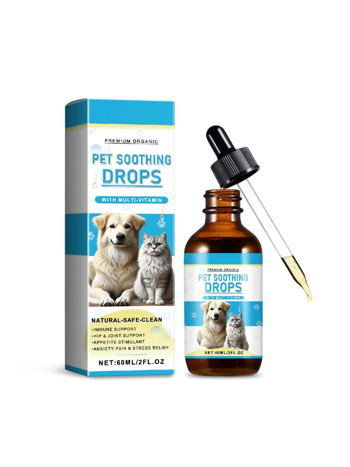 Средство для ночного ухода за домашними животными Calmed Drop Drop для сна домашних животных