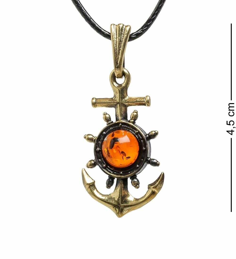 Подвеска Народные промыслы, янтарь