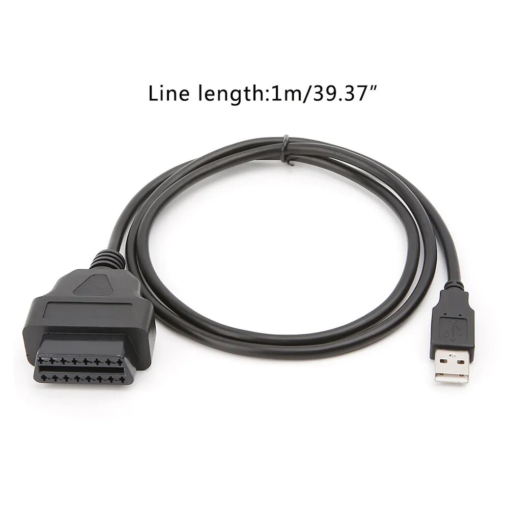 16Pin OBD2 USB Адаптер