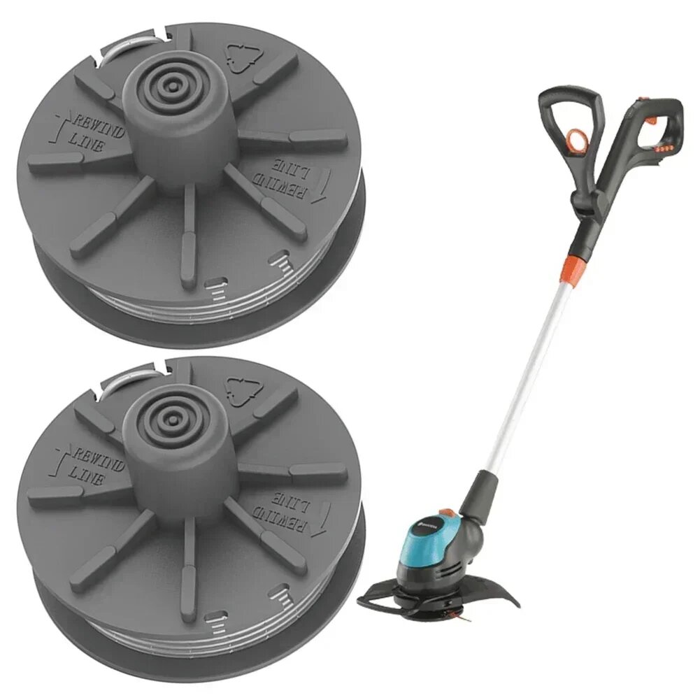 2 шт. катушка лески для Gardena Turbotrimmer 400 5307-20 GT-PS2527-04 триммер проволочная катушка сменные принадлежности для газонокосилки