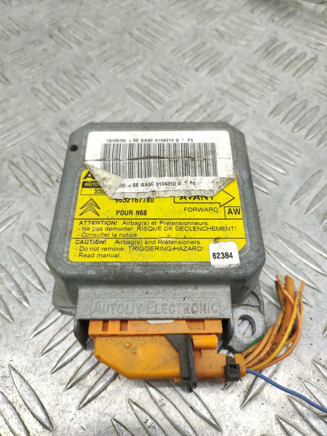 Блок управления подушками безопасности Citroen Xsara Picasso (1999 - 2004) 550776300