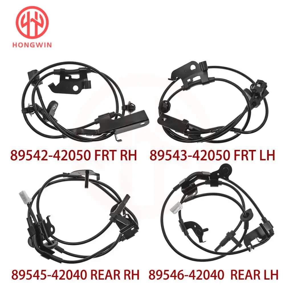 Для Toyota RAV4 2006-2012 4WD RAV-4 2013 FWD новый передний, задний, левый, правый, ABS Датчик скорости колес 89542-42050895454204089546-42040 SET