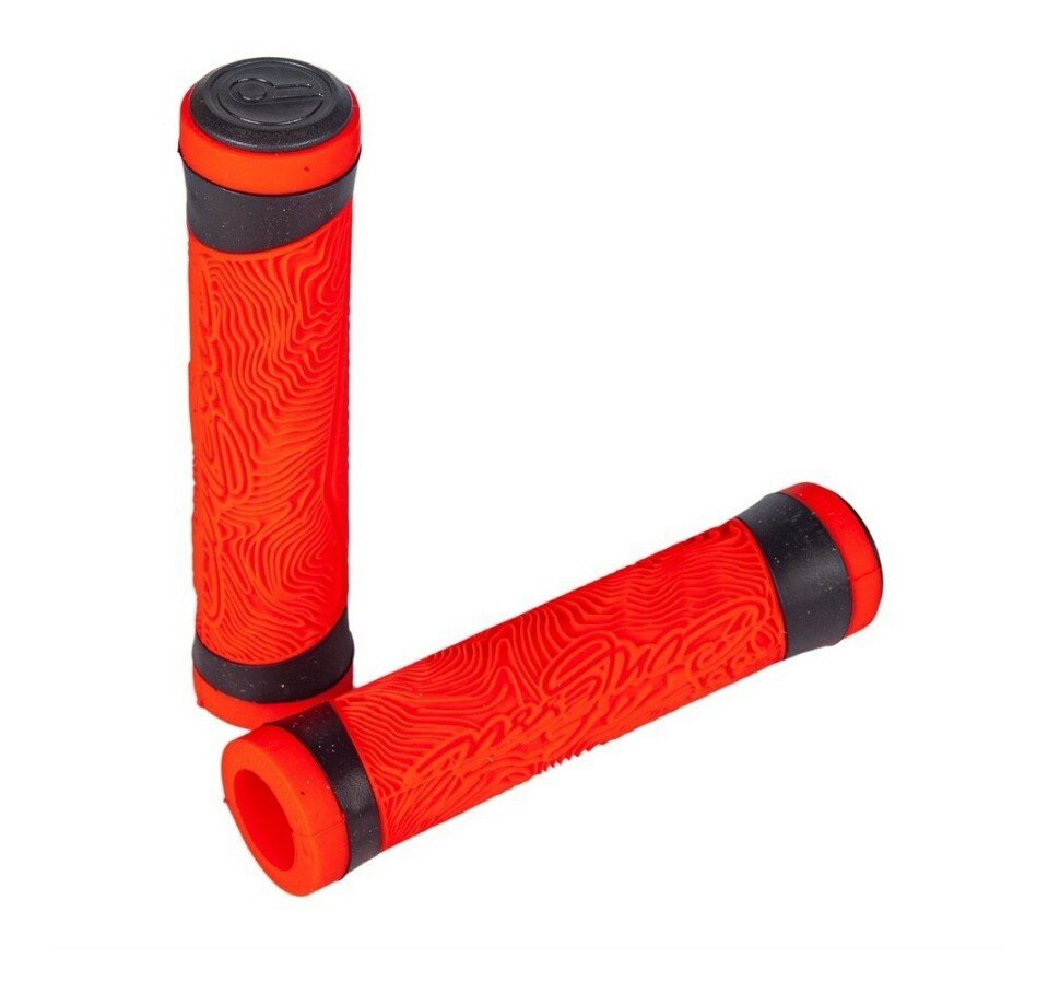 Грипсы Enlee XR-10 125мм с закрытым торцом, красные