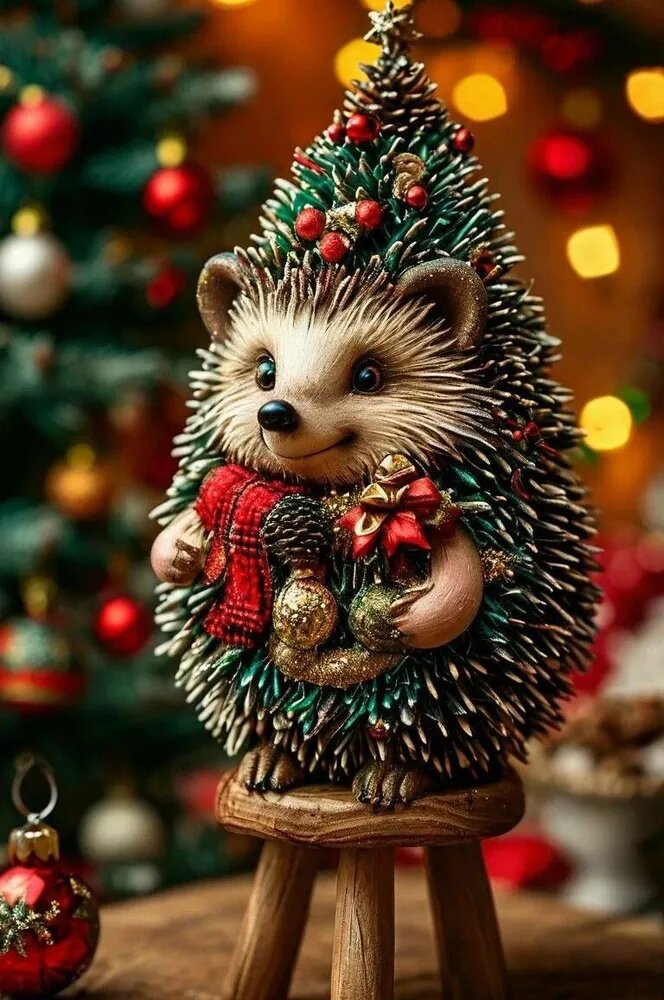 Алмазная Картина "ёжик" 40х50 См Алмазная Вышивка / Картина Стразами Подарков