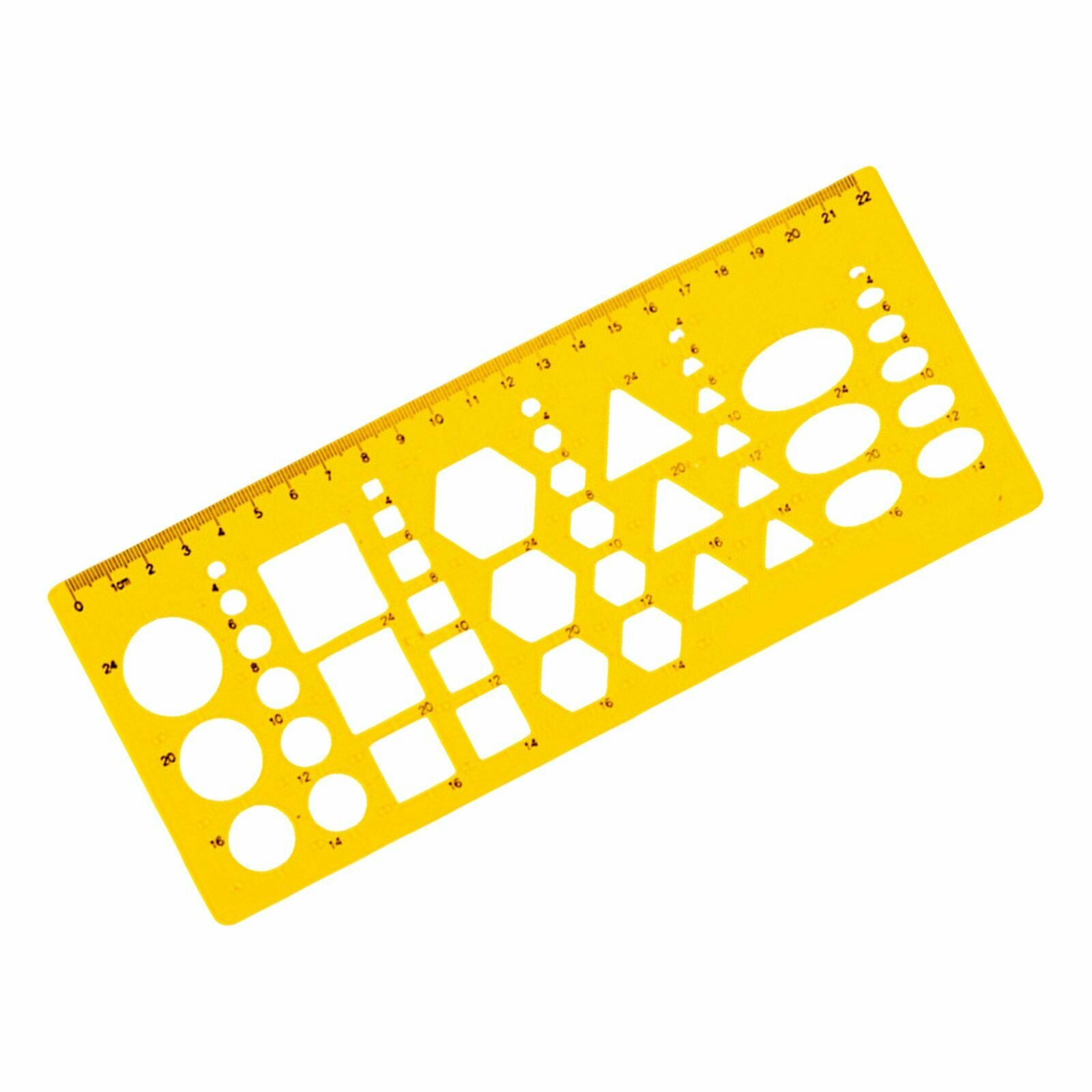 Геометрические шаблоны для рисования овальные линейки измерения