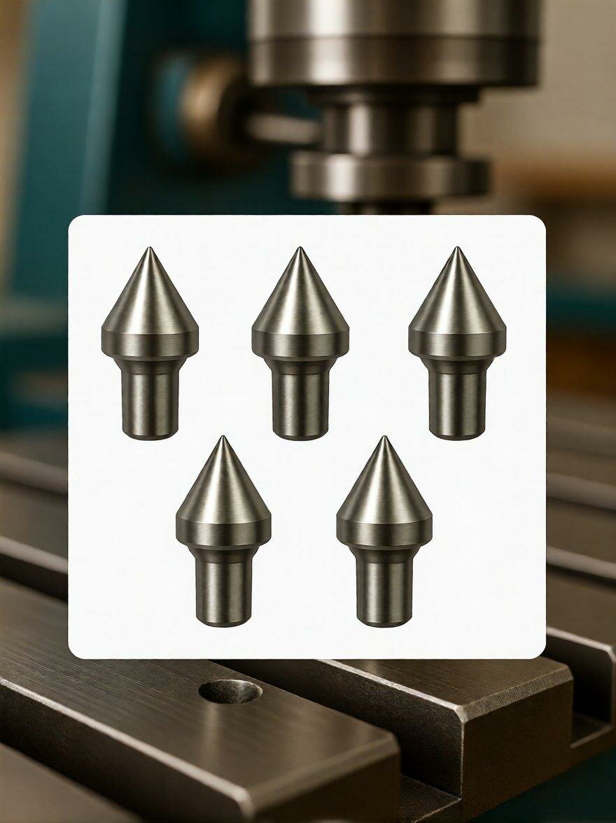 Центры задней бабки токарного станка с подшипниками, наперсток