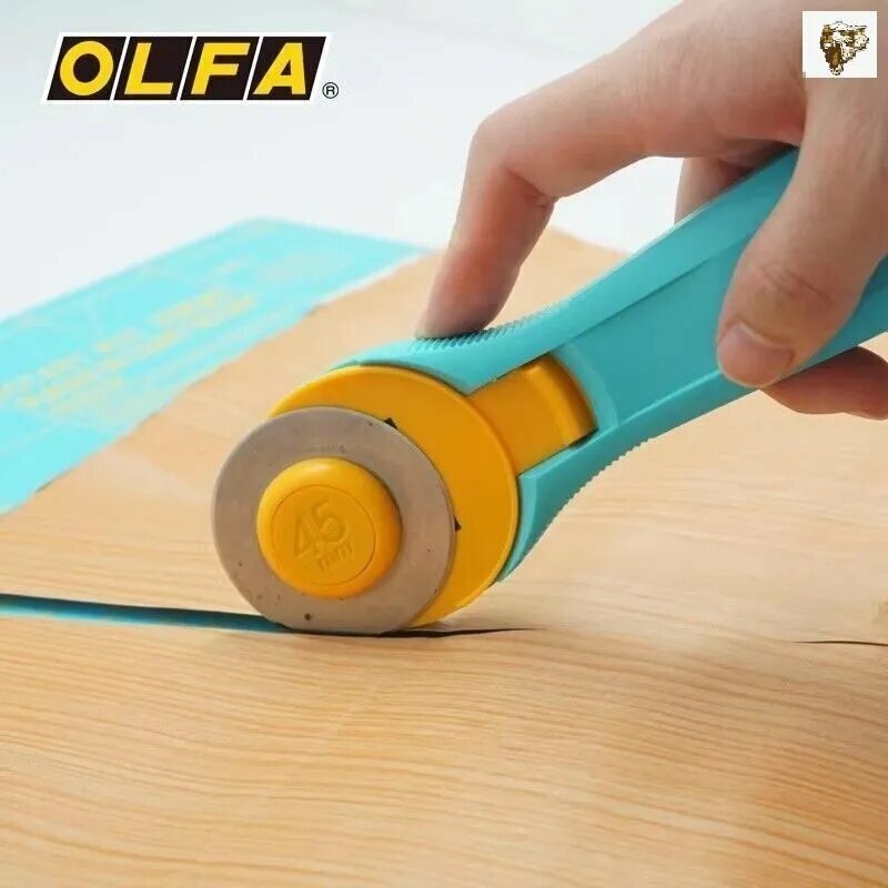 Роторный дисковый резак OLFA RTY-2/C, диаметр 45 мм, канцелярский нож в стиле палочки для рукоделия, творчества и шитья