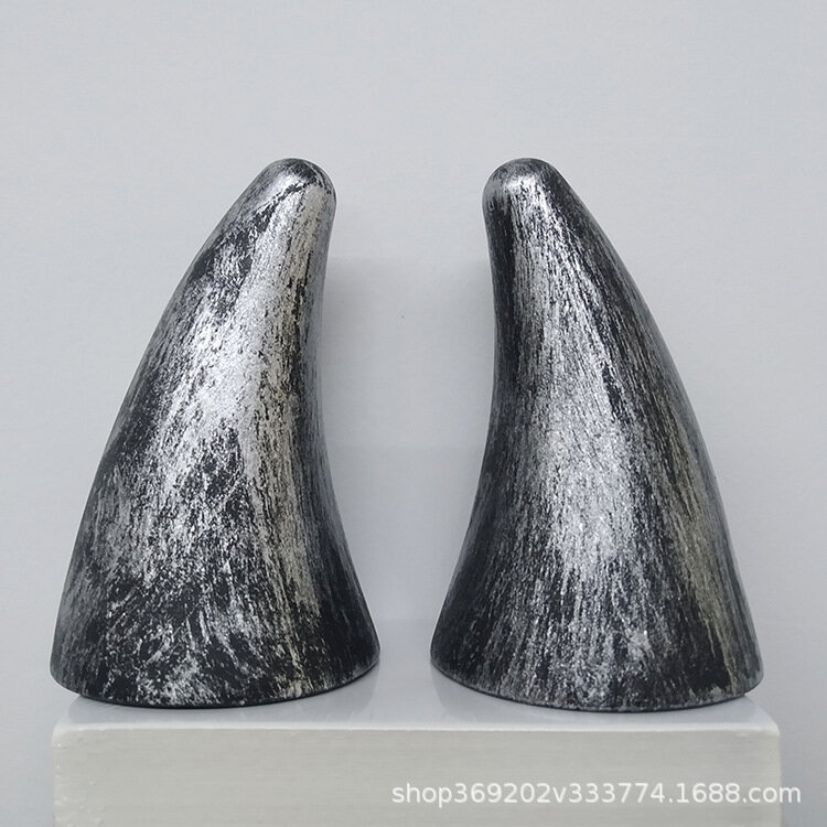 Декорация крыши автомобиля, большие рога оленя, рога быка, универсальные аксессуары для экстерьера автомобиля, анти-стикер для предотвращения столкновений, рог носорога, 3D наклейка для автомобиля