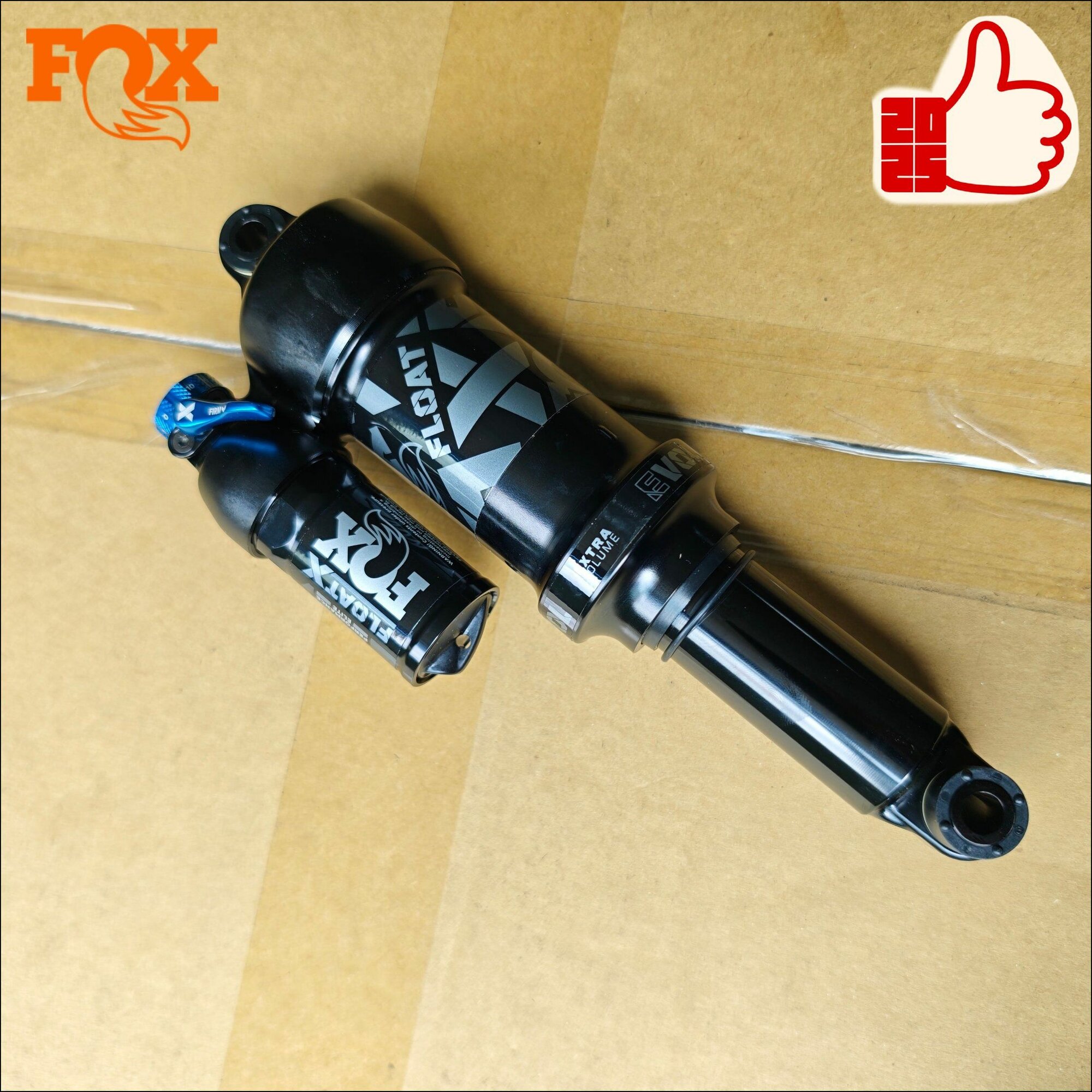 FOX FLOAT X PERFORMANCE ELITE мягкий задний воздушный амортизатор для горного , велосипеда (ручное управление) с блокировкой отскока 210MM , есть демпфирование 20x40x8mm