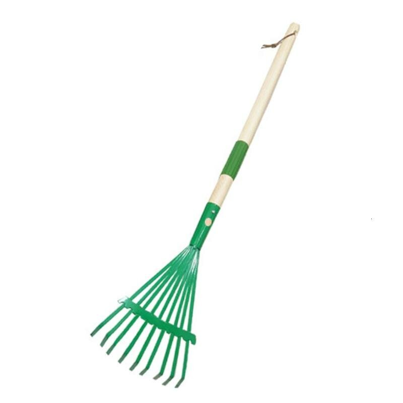 Детский тяжелый грабли для листьев, Зеленый съемный леа