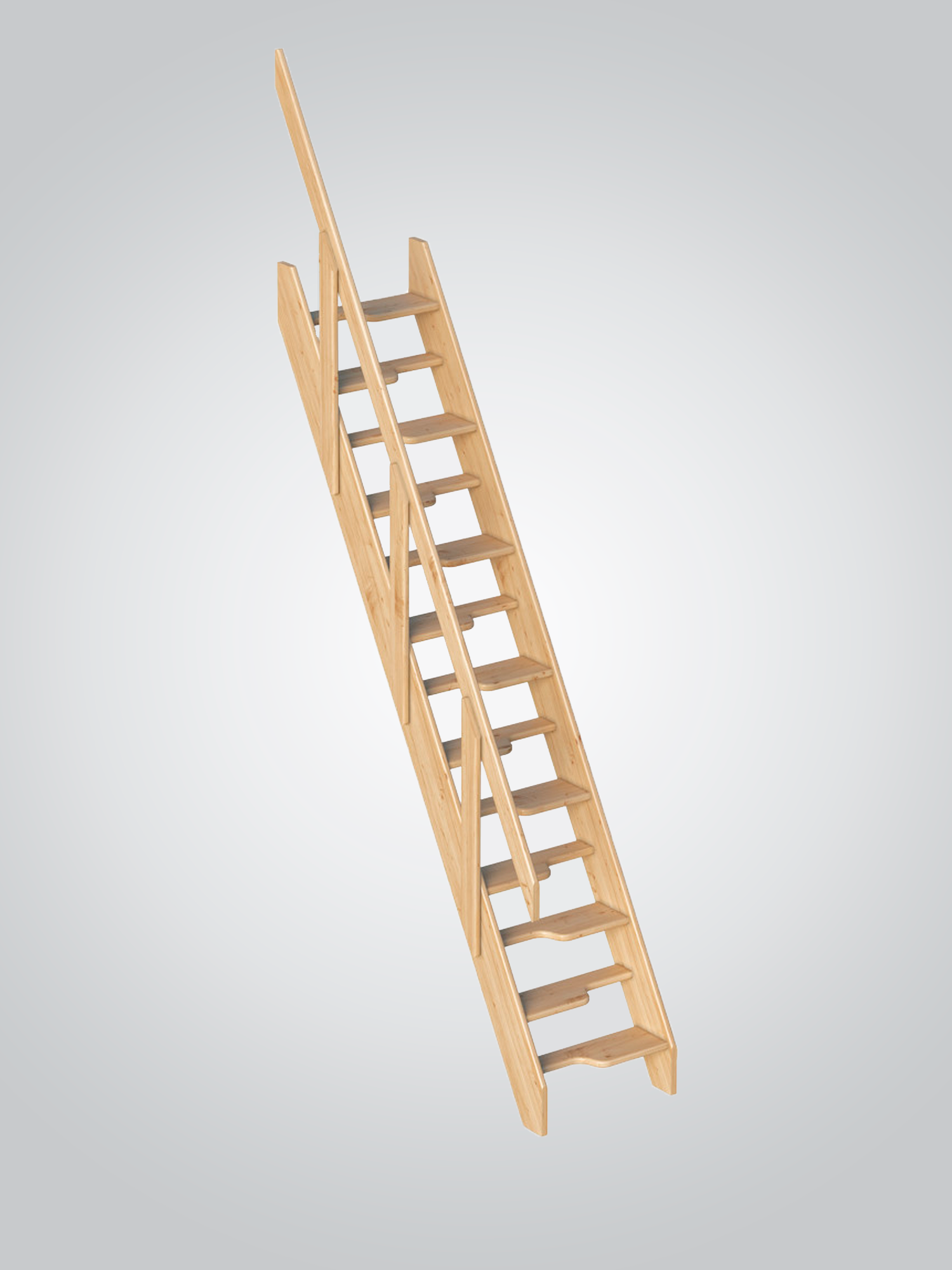 Лестница на второй этаж М-011у, ель