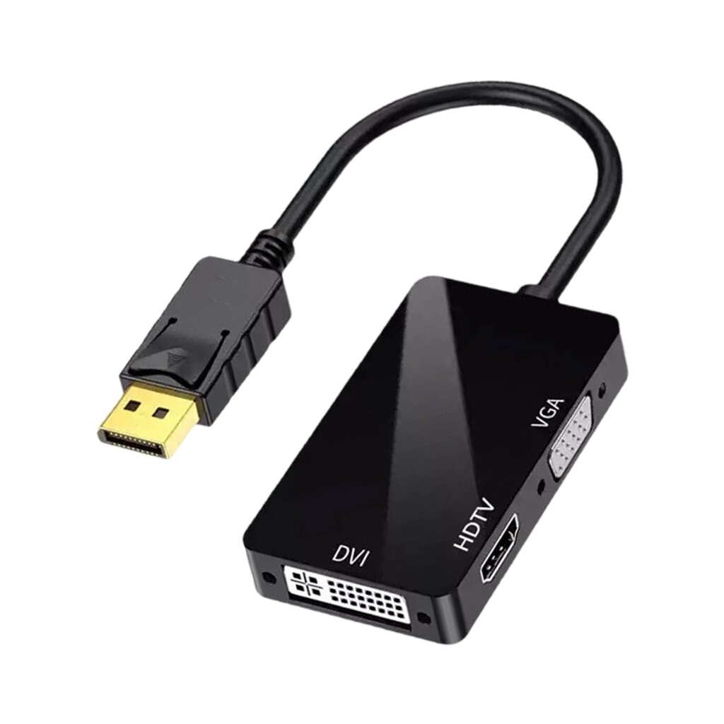 Кабель DisplayPort к HDTV VGA DVI Кабель компьютерного монитора «папа-мама» для ПК