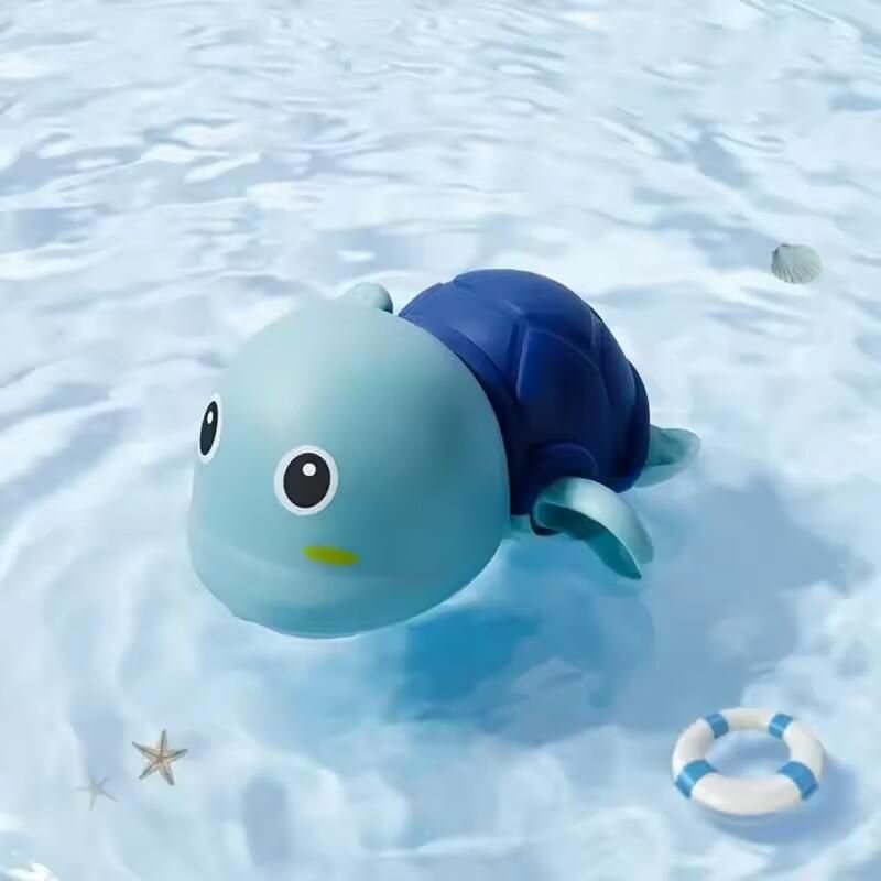 Заводные игрушки для ванной комнаты для малышей, девочек, мальчиков, черепах, дельфинов, уток, обучение купанию