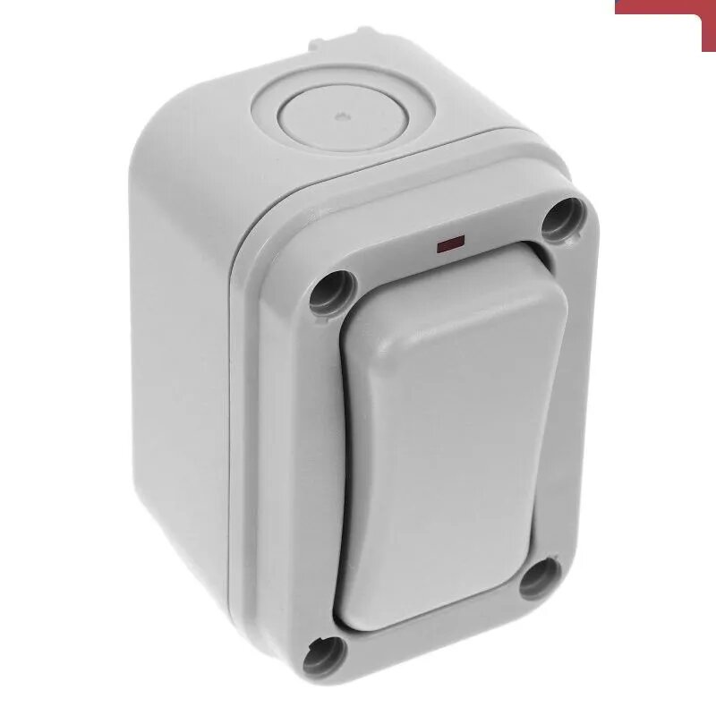 Темно-серый автоматический открыватель ворот, крышка кнопки дверного звонка, водонепроницаемая коробка, круглая 8.80X6.50X5.80CM