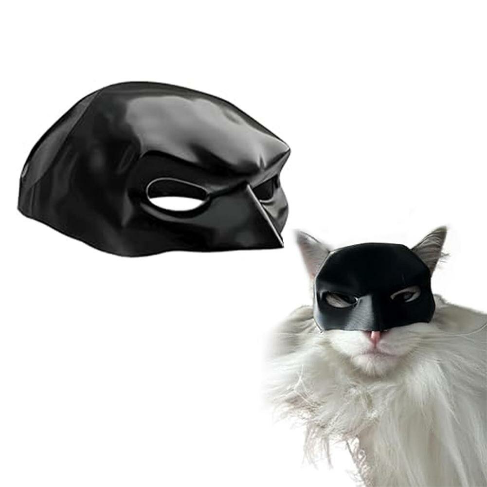 1шт Маска "Бэтмен" для кошек и собак, Маска бэтмена для кота
